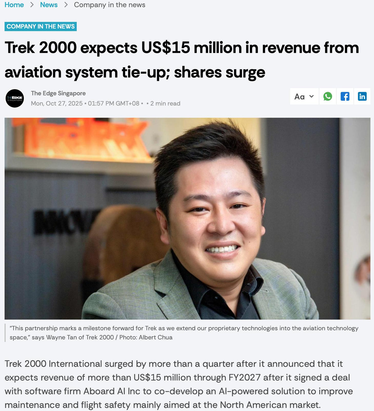 About Us – TREK 2000 WebStore