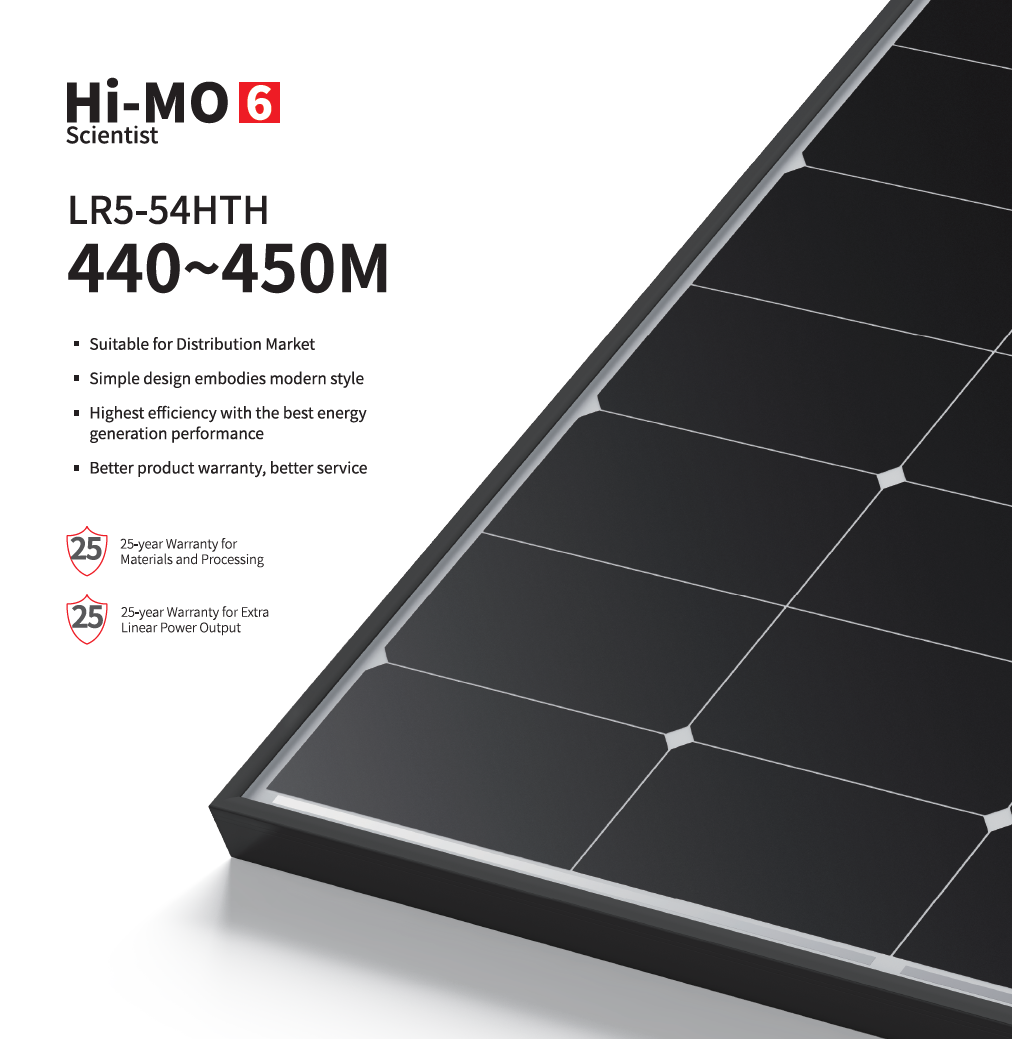 LONGi Hi-MO 6" Series Solar Panel | TREK 2000 WebStore